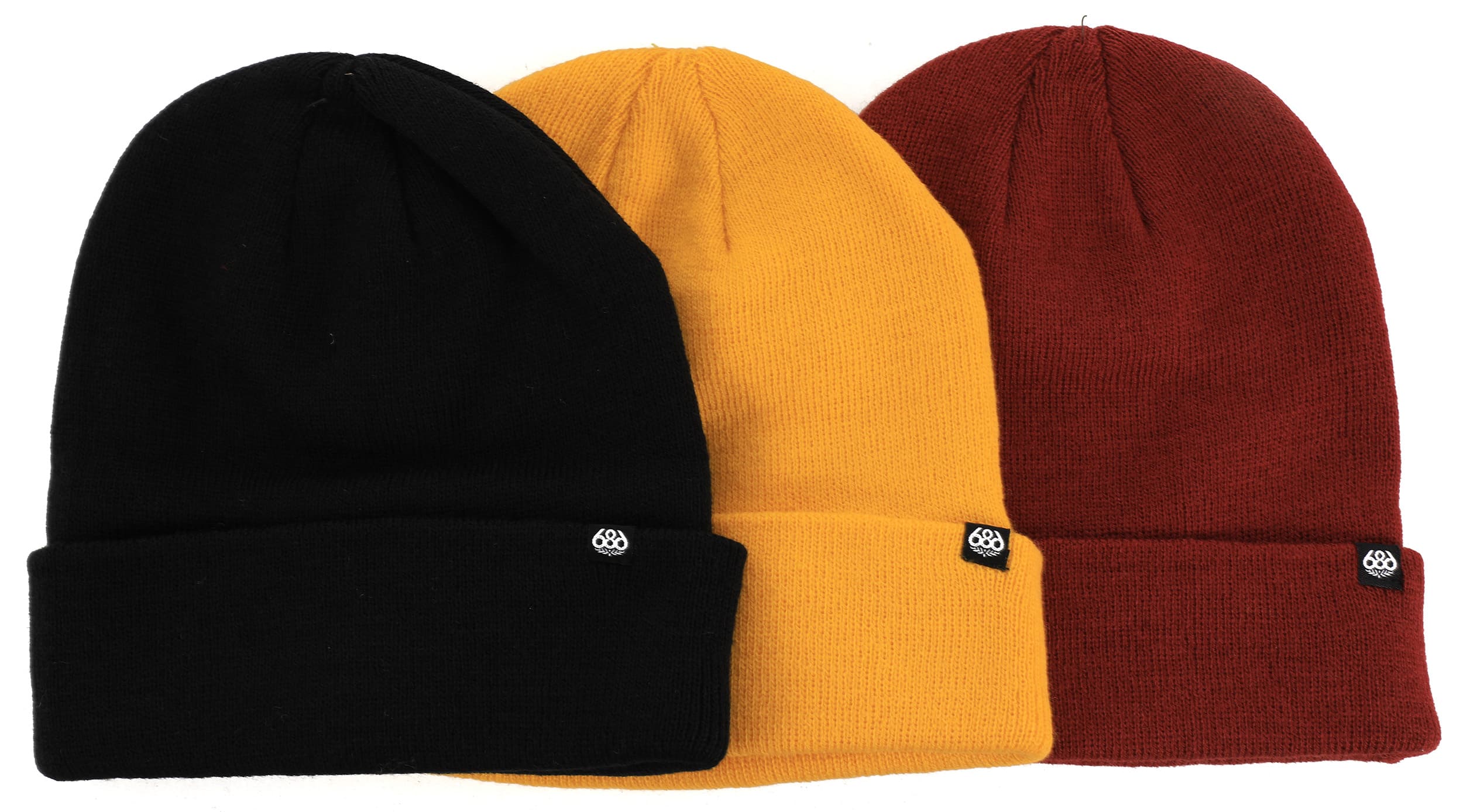 686 Standard Roll Up 3-Pack Beanie - bright pack v1 | Tactics 686 Standard Roll Up 3-Pack Beanie - bright pack v1 | Tactics