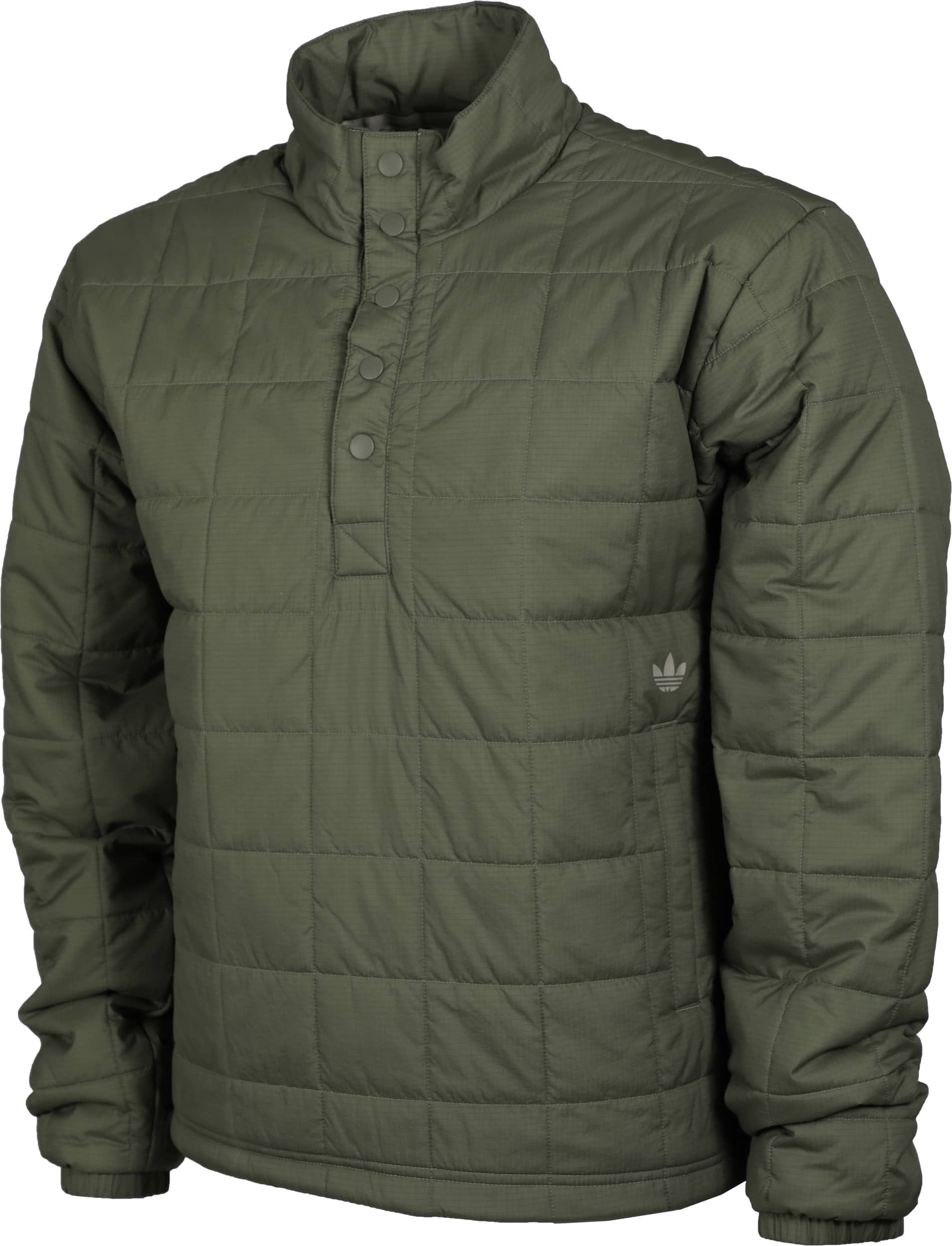 Adidas Quilted PrimaLoft Jacket - legacy green/feather grey - Free ...
