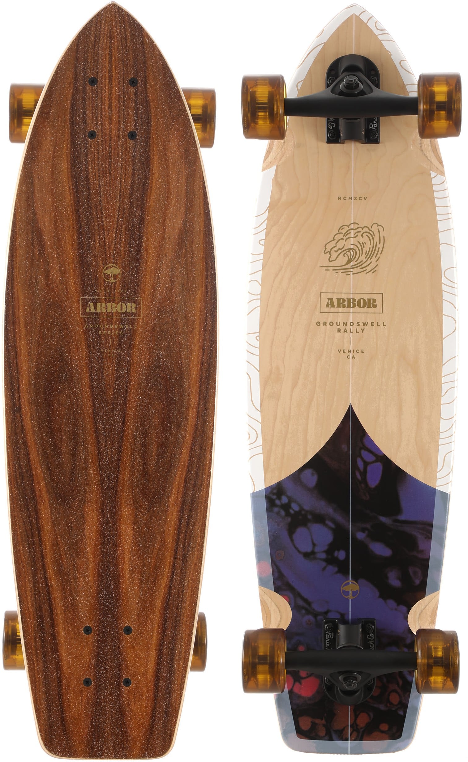 Arbor Rally Groundswell 31" Complete Cruiser Skateboard - Free Shipping ...