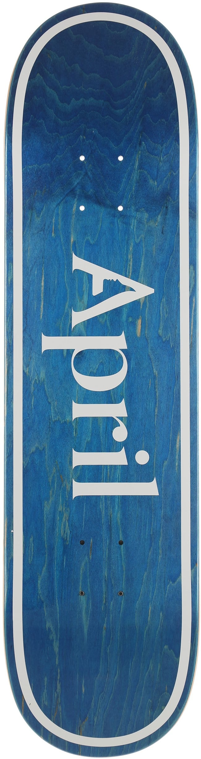 April OG Logo 8.25 Skateboard Deck - inv blue | Tactics