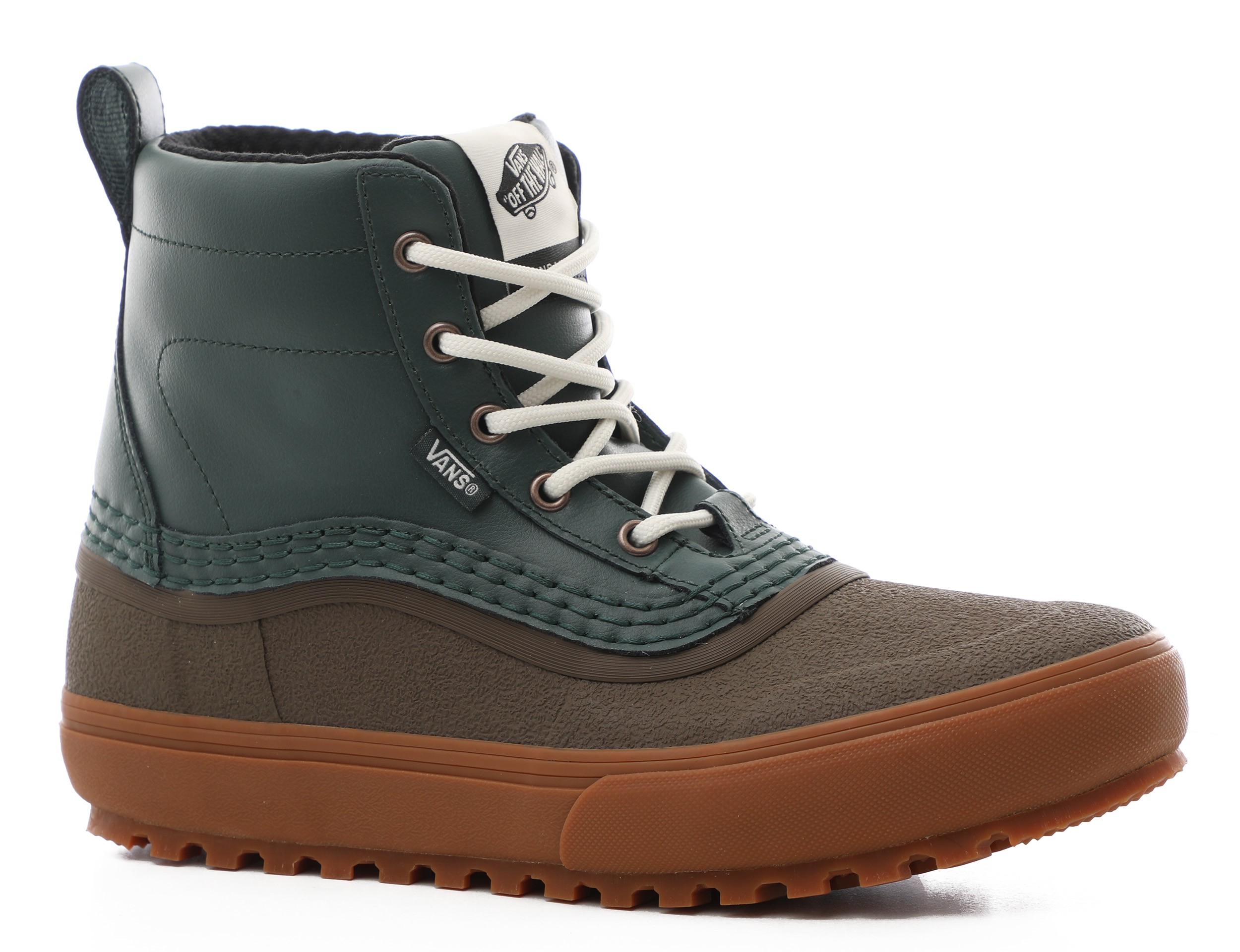 Vans Standard Mid MTE Snow Boot - jungle green/gum - Free Shipping ...