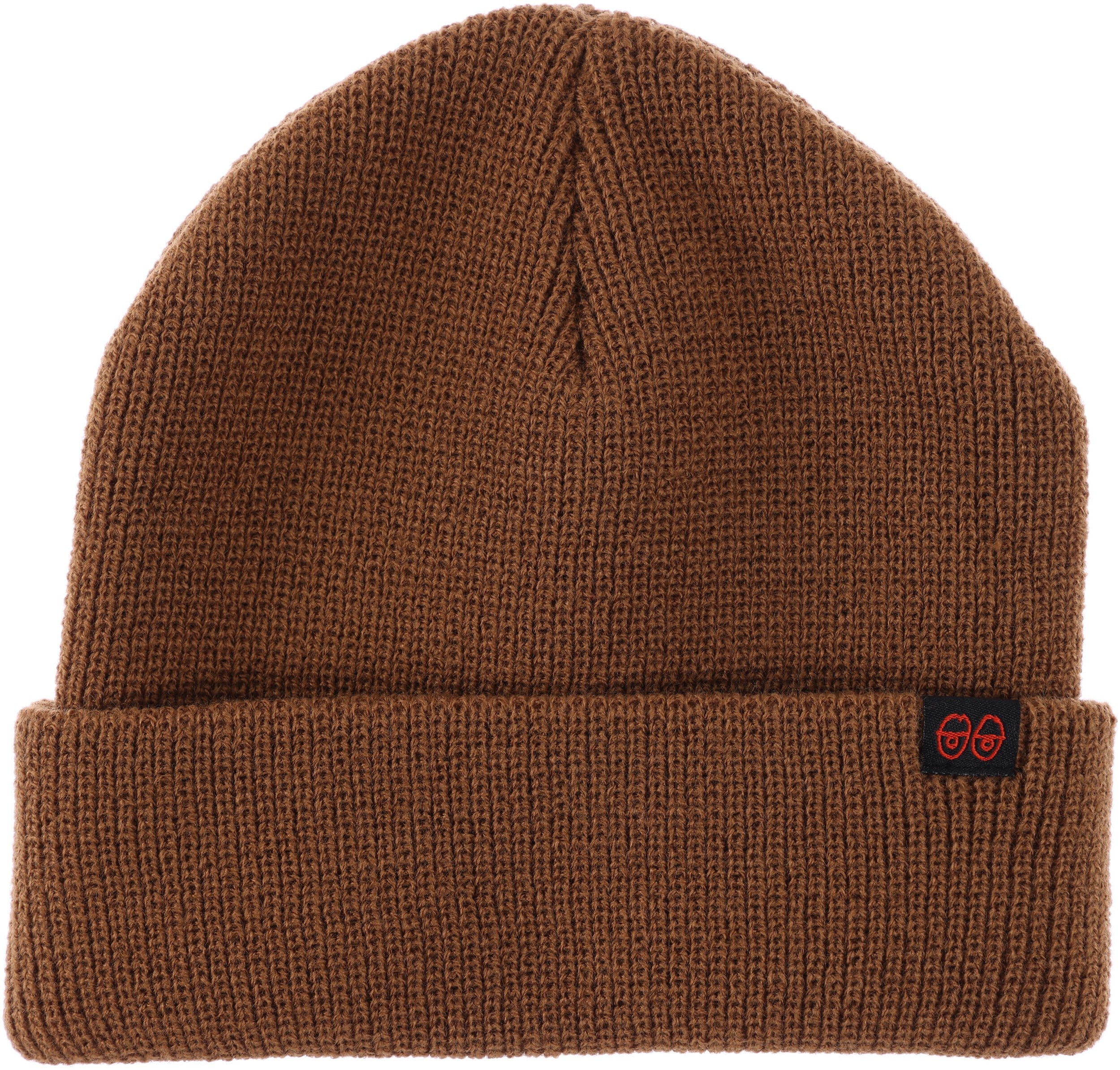 Krooked Eyes Clip Beanie - brown/red/black | Tactics