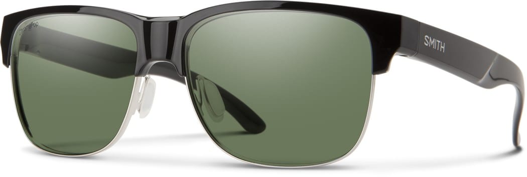 Smith Lowdown Split Polarized Sunglasses - black/chromapop gray green polarized lens | Tactics