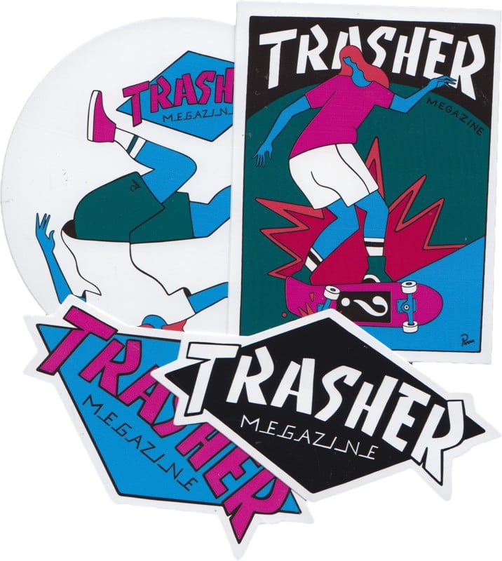 Thrasher Trasher Sticker Pack | Tactics