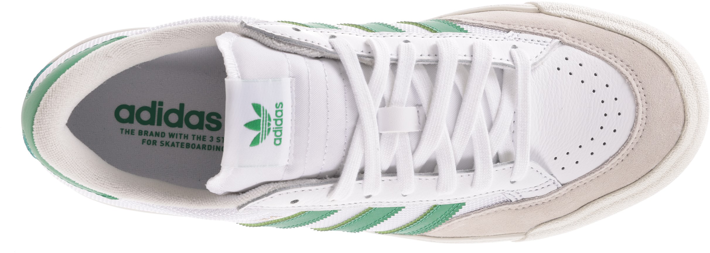 Adidas Nora Skate Shoes Footwear Whitegreenfootwear White Tactics