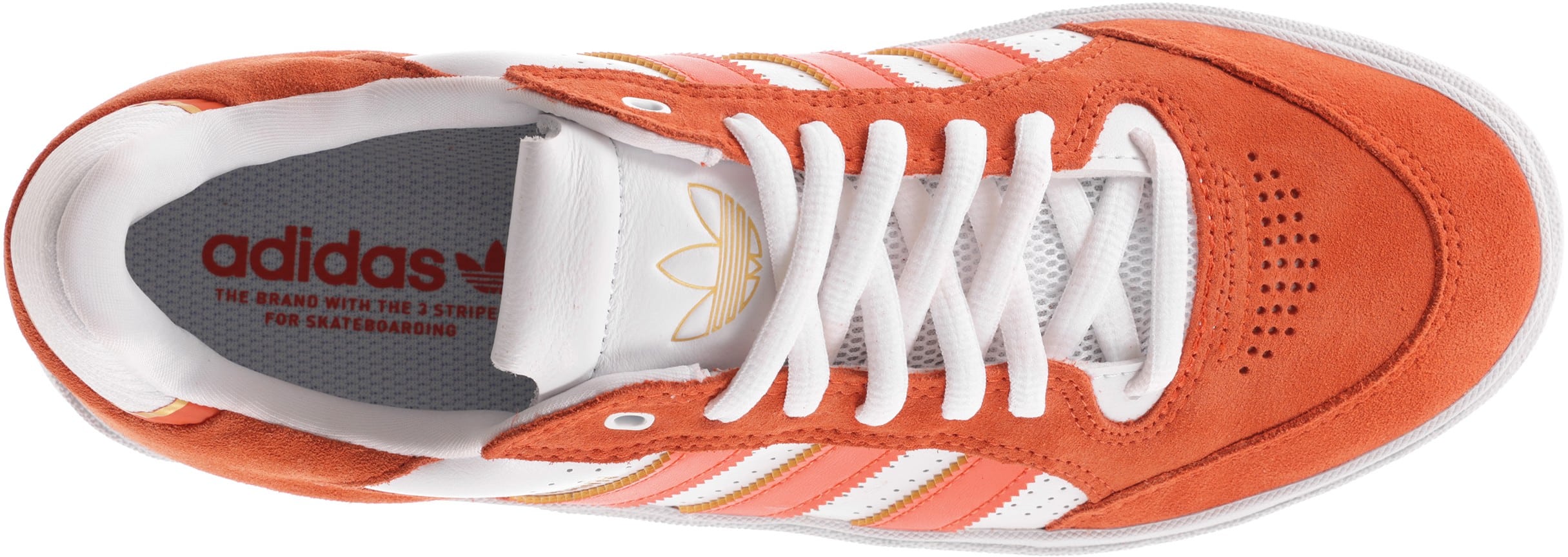 Adidas Tyshawn Low Skate Shoes - collegiate orange/collegiate orange ...
