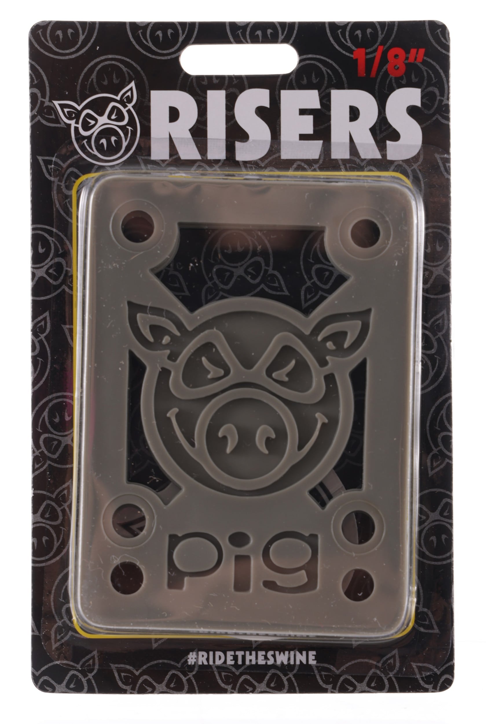 Pig Pile Shock Pad Skateboard Risers Grey Tactics pig-pile-shock-pad-skateboard-risers-grey-tactics