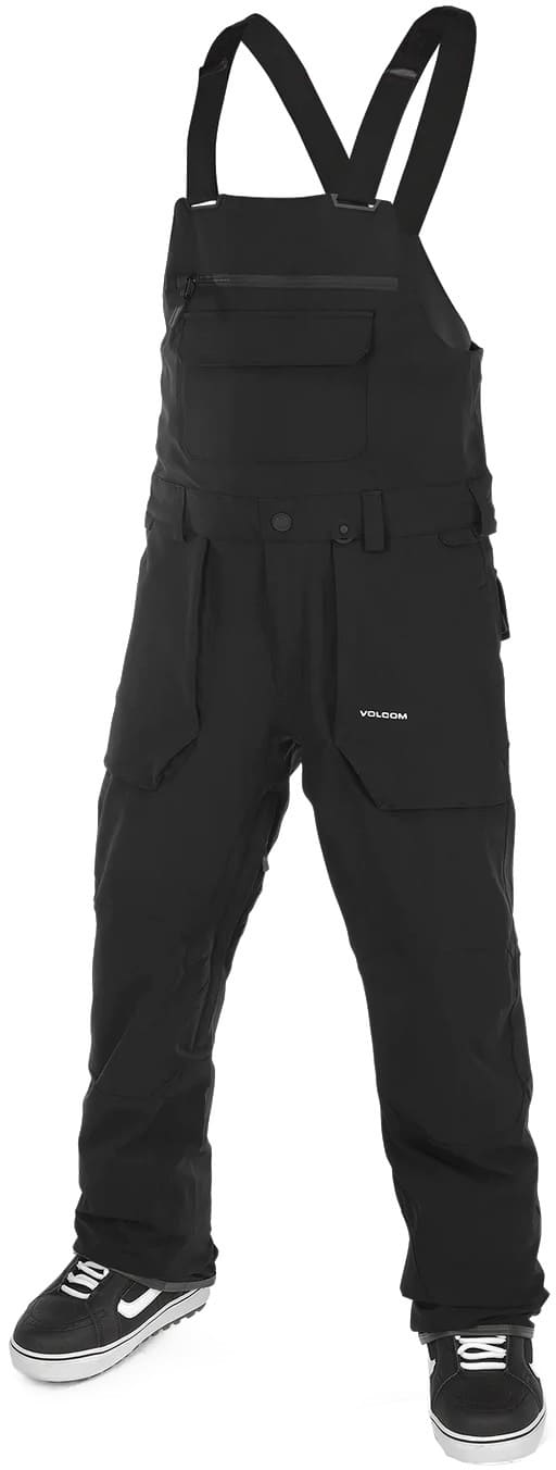 Volcom Roan Bib Overall Pants - black - Free Shipping | Tactics