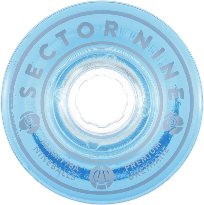 Sector 9 65mm Nineball Longboard Wheels - blue (78a) | Tactics