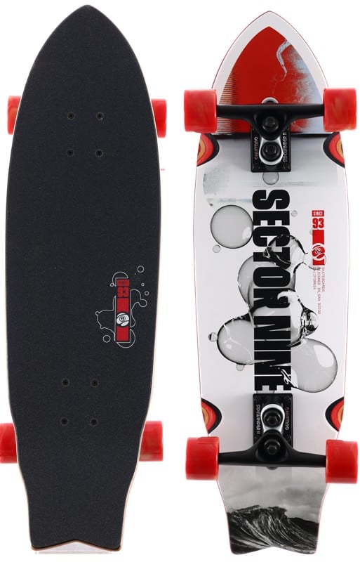 Sector 9 Wavepark Cycles 30.25" Complete Cruiser Skateboard - black ...