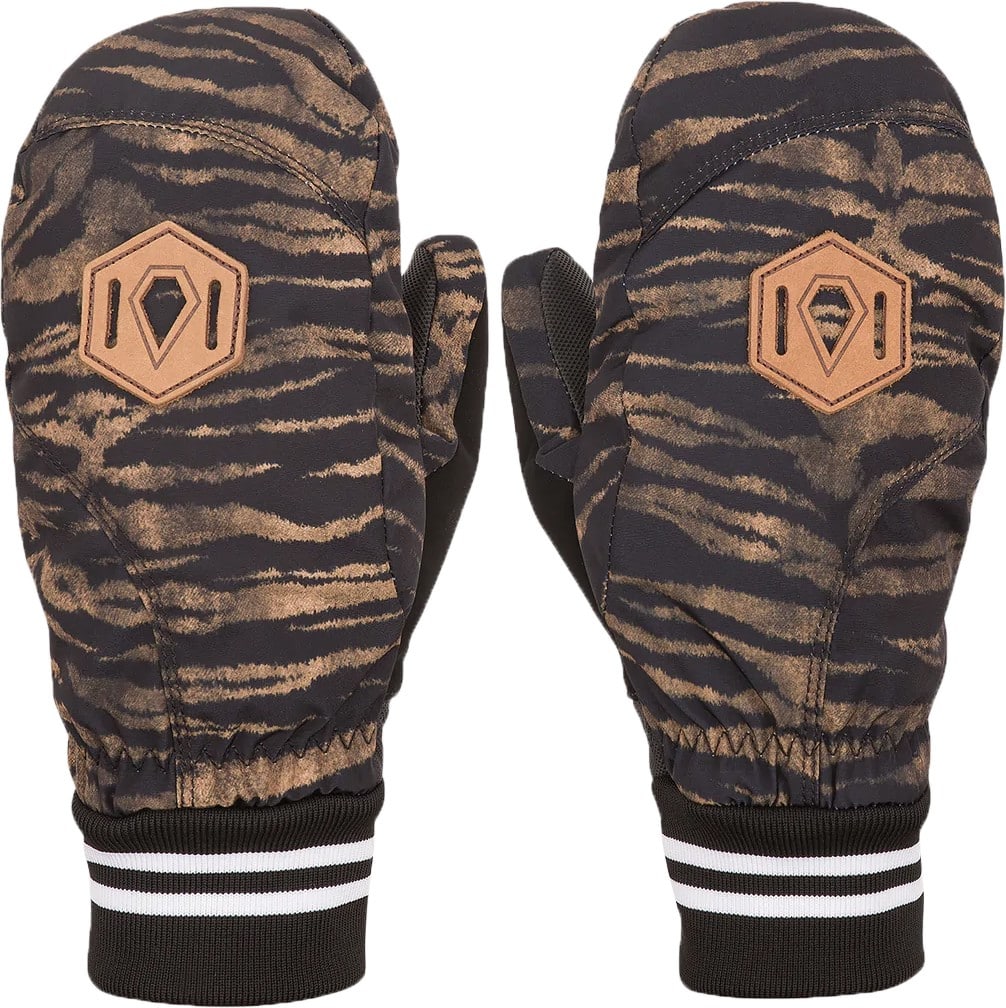 Volcom Women's Bistro Mitts - tiger print | Tactics