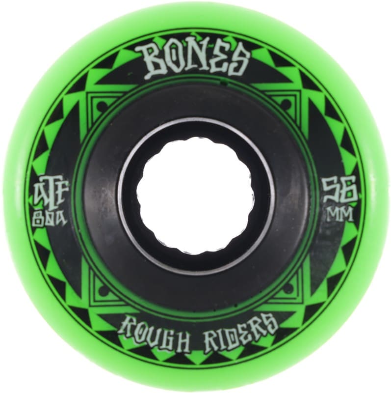 Bones ATF Rough Riders Cruiser Skateboard Wheels - runners green (80a ...