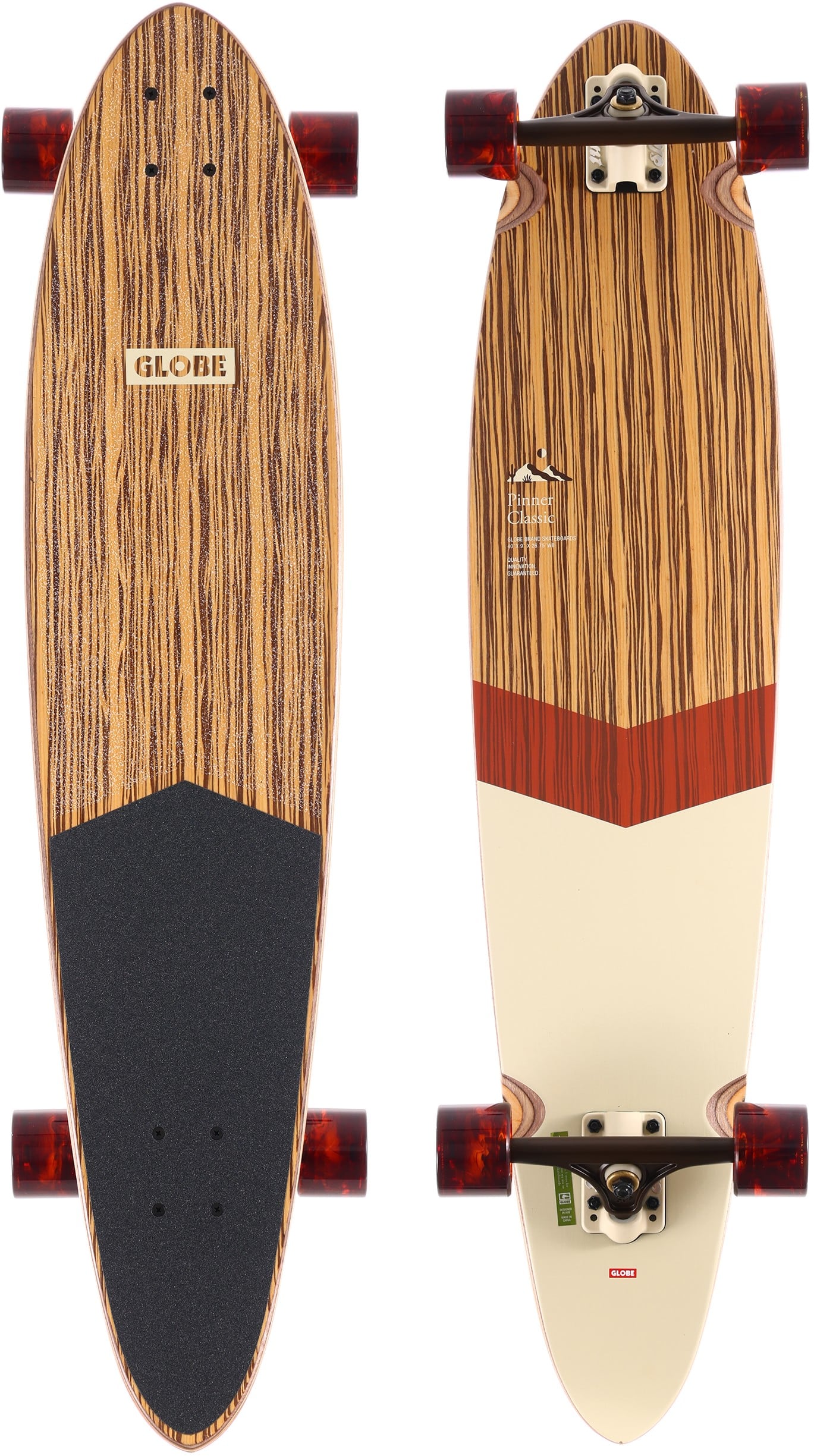 Globe Pinner Classic 40" Complete Longboard - Free Shipping | Tactics