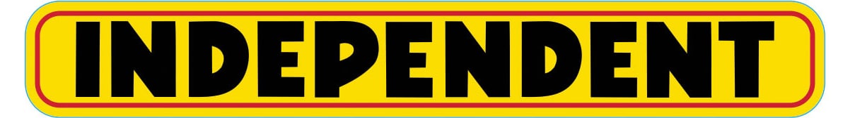 Independent Bar Logo 6" Sticker - yellow/black | Tactics