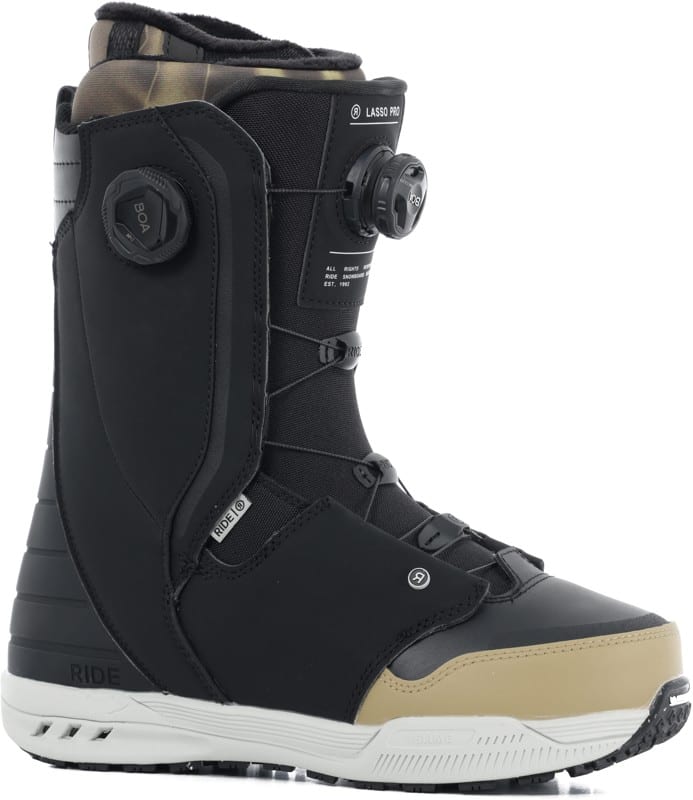 Ride Lasso Pro Snowboard Boots (2024 Closeout) - black | Tactics
