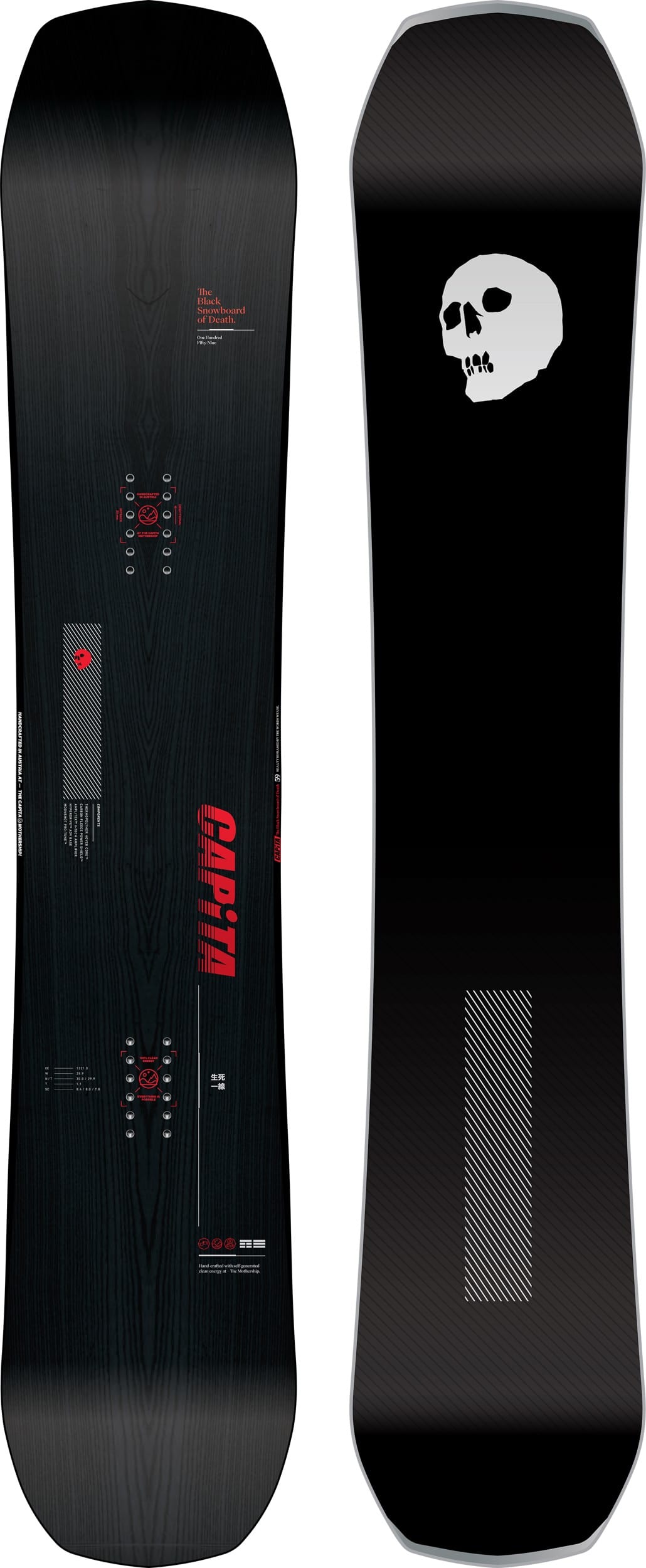 CAPiTA Black Snowboard Of Death 2024 | Tactics