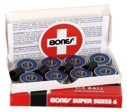 Bones Bearings Super Swiss 6 Skateboard Bearings - blue | Tactics