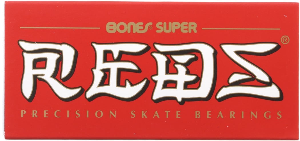 Bones Bearings Super Reds Skateboard Bearings - black | Tactics