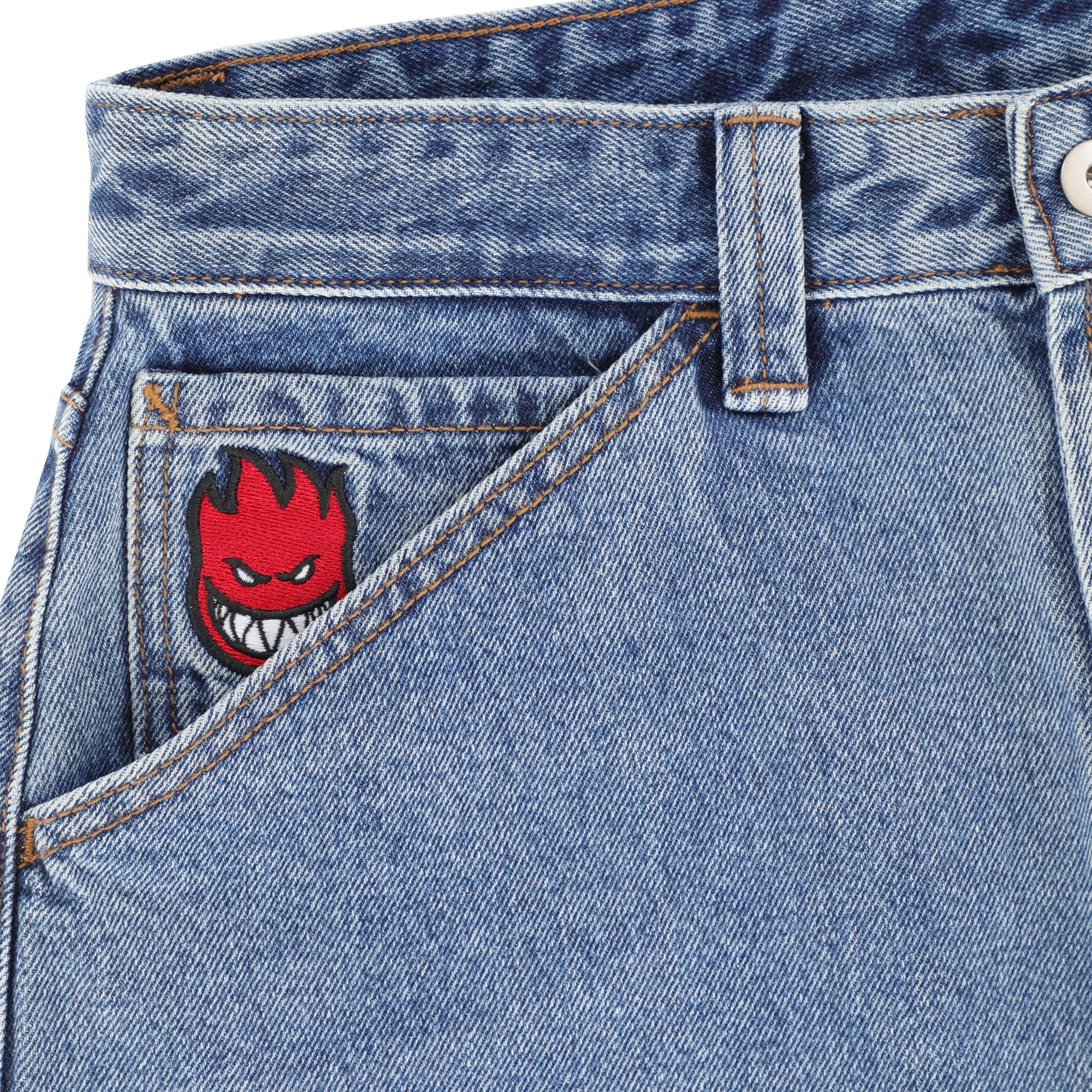 Spitfire Bighead Fill Denim Jeans - medium stone wash | Tactics