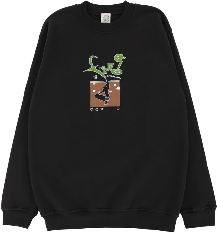 Frog Instagram Ads Crew Sweatshirt - black | Tactics