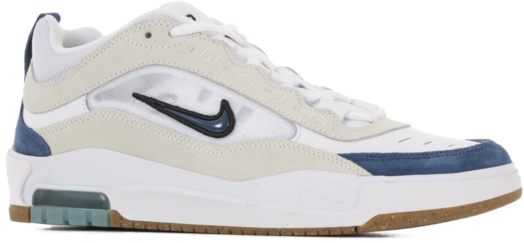 Nike SB Air Max Ishod Skate Shoes - white/navy-summit white-black | Tactics