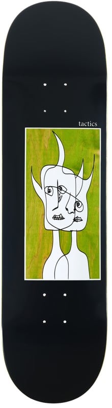 Tactics Devil Face Skateboard Deck - green