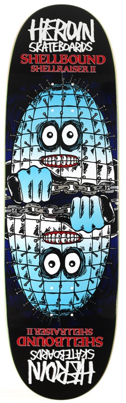 Heroin Shellbound 9.5 Symmetrical Shape Skateboard Deck | Tactics