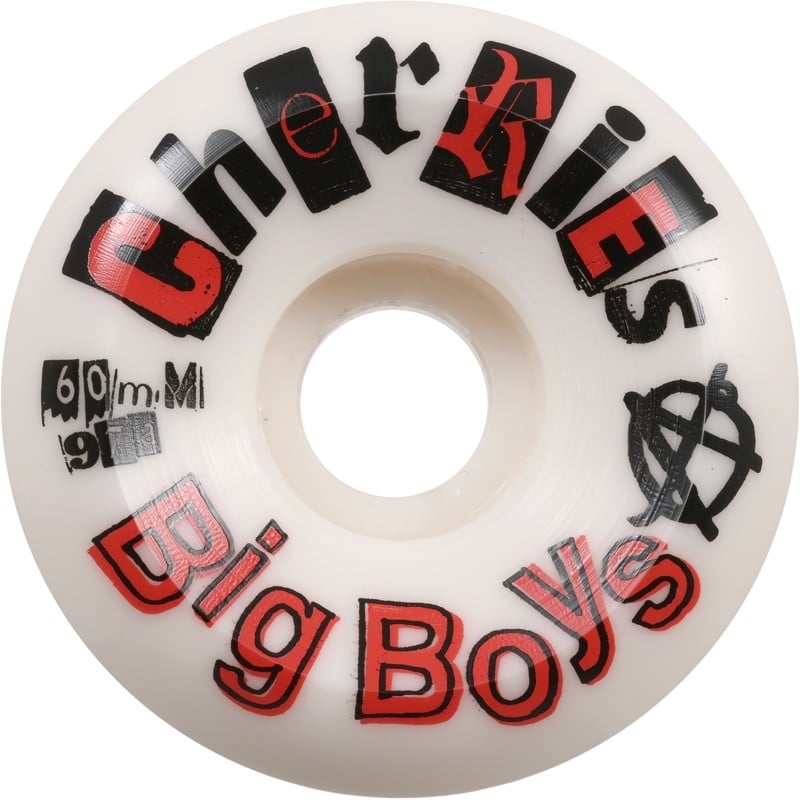 Cherries Wheels Big Boys Conical Skateboard Wheels - white (97a) | Tactics