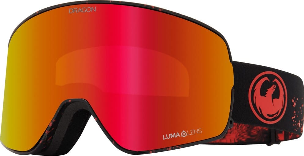 Dragon NFX2 Goggles + Bonus Lens - kaiju/lumalens red ion + lumalens ...