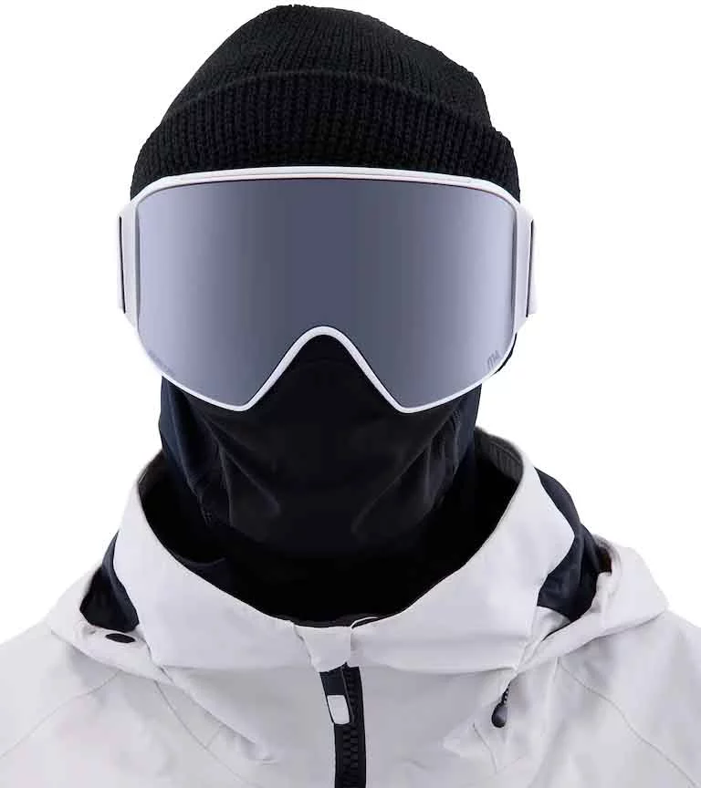 Anon M4 Cylindrical Goggles + MFI Face Mask & Bonus Lens - white