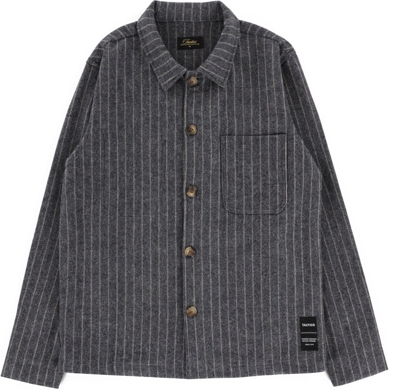 Tactics Trademark Heavyweight Flannel Shirt - pinstripe