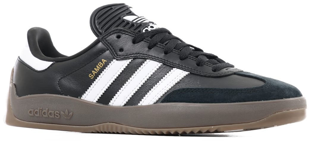 Adidas PUIG Samba Skate Shoes - core black/footwear white/gum | Tactics
