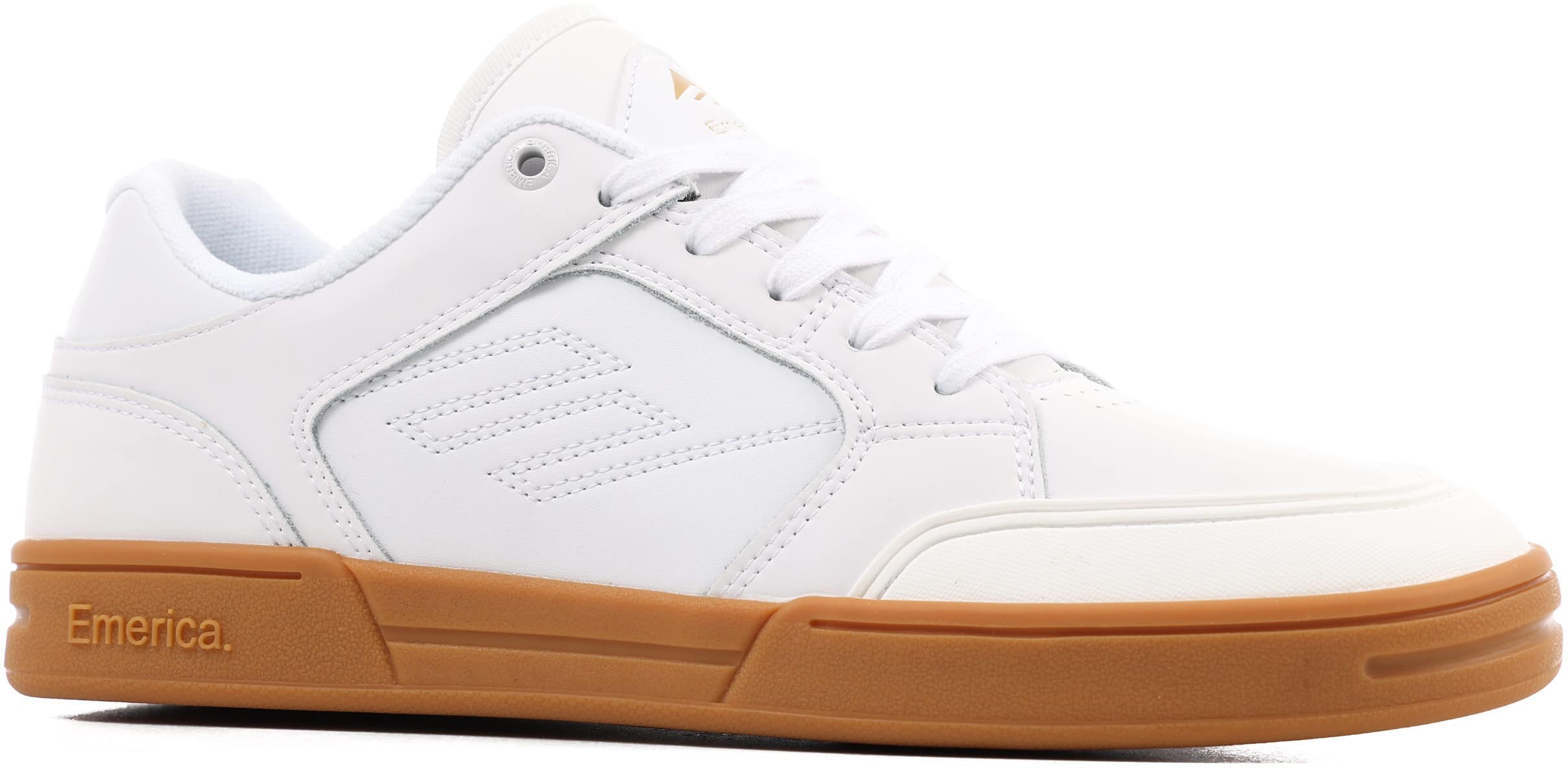 Emerica Heritic Skate Shoes - white/gum | Tactics