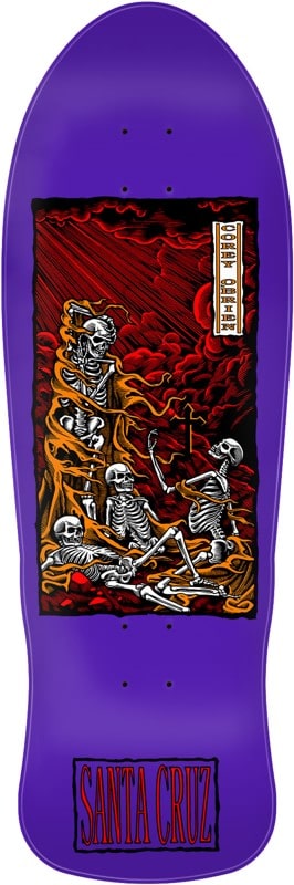 Santa Cruz O'Brien Purgatory 9.85 LTD Reissue Skateboard Deck - purple ...