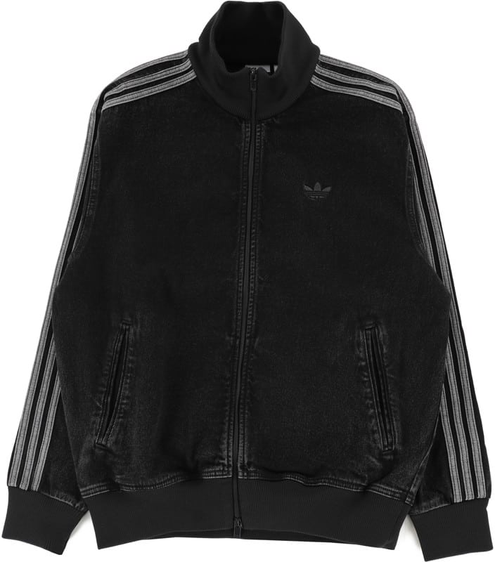 Adidas Adicolor Denim Firebird Track Jacket - true black denim | Tactics