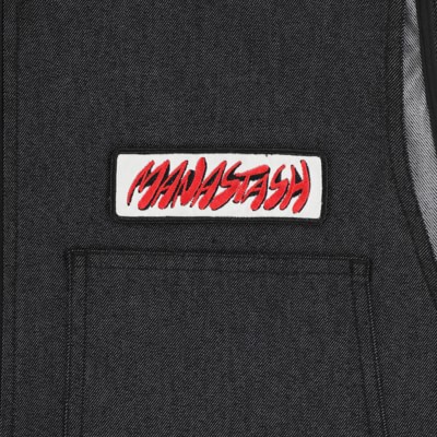 Manastash Patched Logo Work Vest Jacket - black | Tactics
