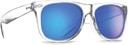 Dot Dash Kerfuffle Polarized Sunglasses - crystal/light blue chrome ...