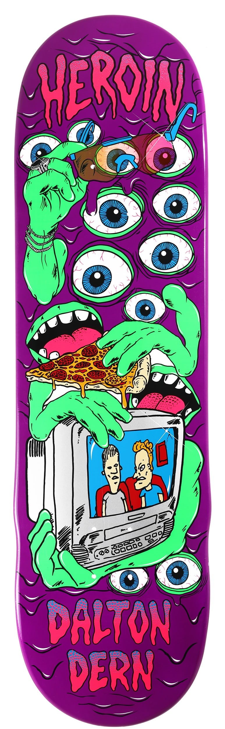 Heroin Dern Mutate Or Die 8.75 Skateboard Deck | Tactics
