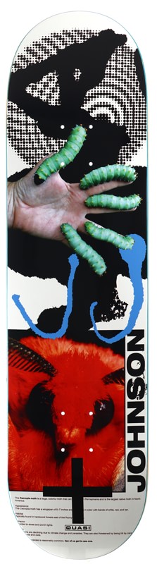 Quasi Johnson Mothhead 8.25 Skateboard Deck | Tactics