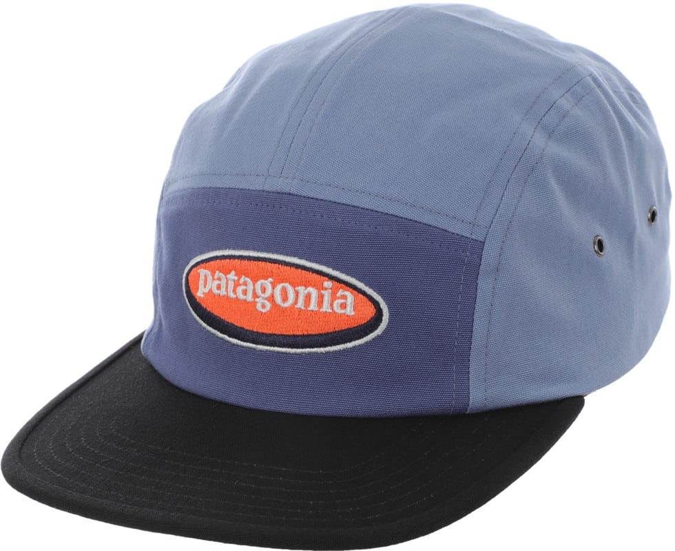 Patagonia Maclure 5-Panel Hat - oval logo: barnacle blue | Tactics