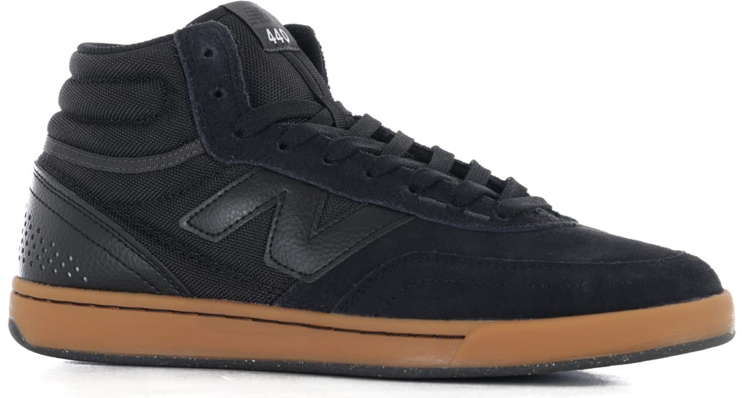 New Balance Numeric 440 High V2 (WIDE) Skate Shoes - black/gum | Tactics