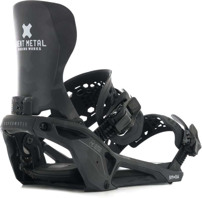 Bent Metal Lightning Supermatic Snowboard Bindings 2026 - black | Tactics