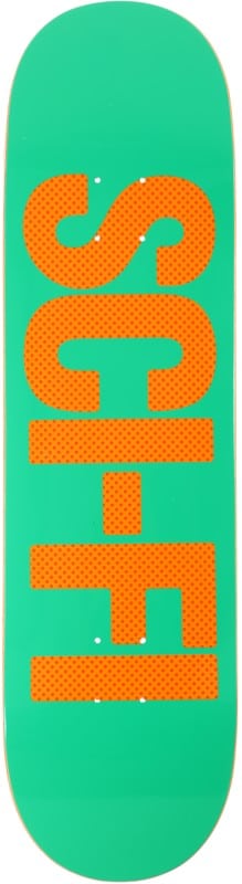 Sci-Fi Fantasy High Gloss Big Logo 8.5 Skateboard Deck - green | Tactics