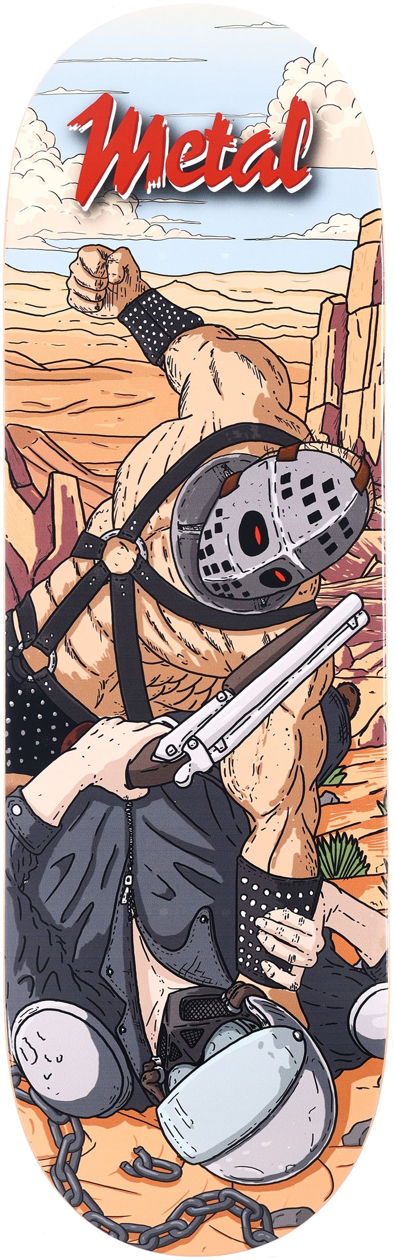 Metal Humungus 10.0 Skateboard Deck | Tactics