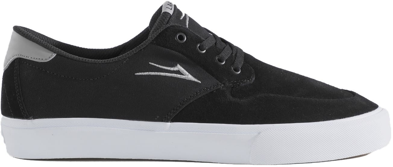 Lakai Riley 3 Skate Shoes - black/grey suede | Tactics
