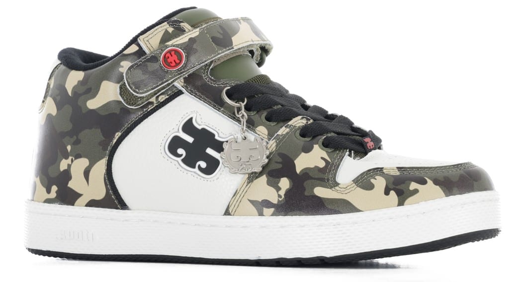 IPath Grasshopper Skate Shoes - camo/tumbled leather | Tactics