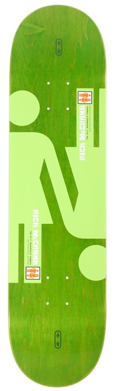 Girl McCrank Double OG 8.25 Twin Tip Shape Skateboard Deck - green ...