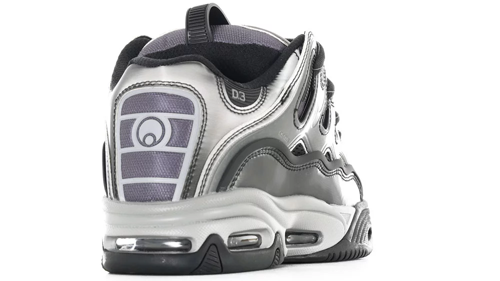 Osiris D3 2001 Skate Shoes - silver/black/holo | Tactics